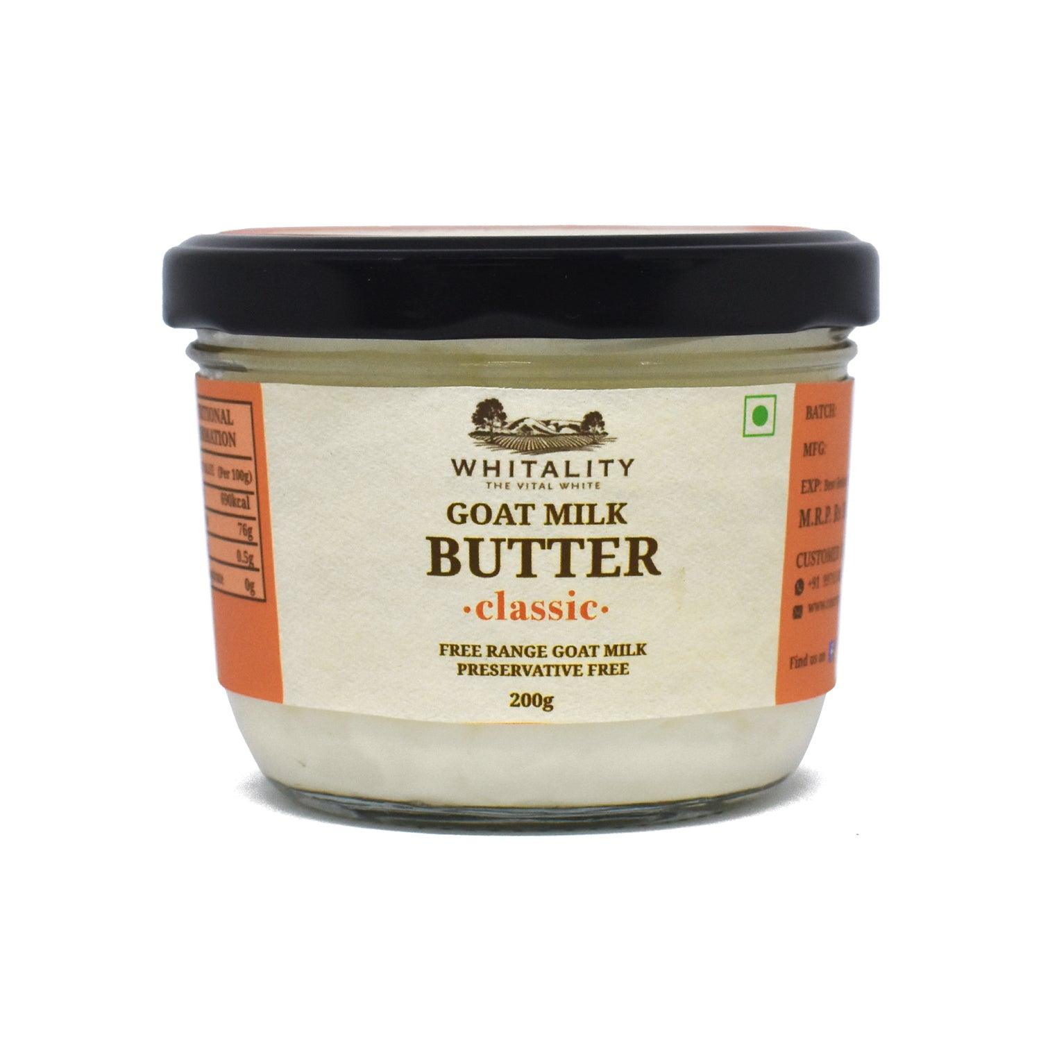 Goat milk butter store