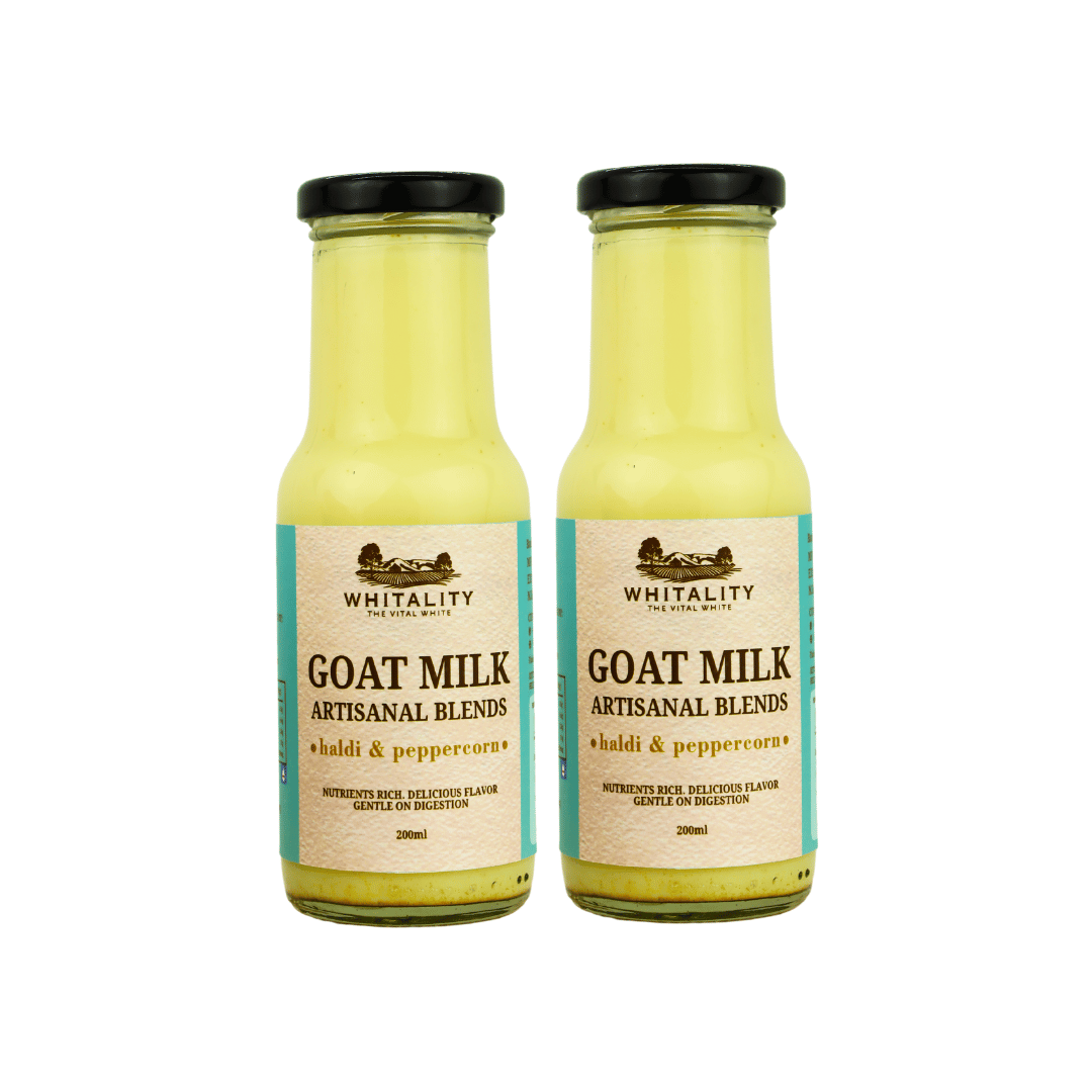 Buy Flavored Goat Milk - Haldi & Peppercorn - Courtyard Farms