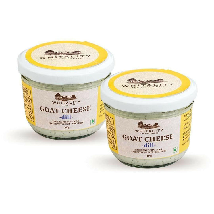 100% Fresh Goat Cheese with Fresh Dill and Herbs – Courtyard Farms